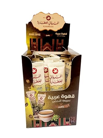 Amazon.com : INSTANT ARABIC COFFEE | 20 Sachets | Sachet Net WT 5 gm ...