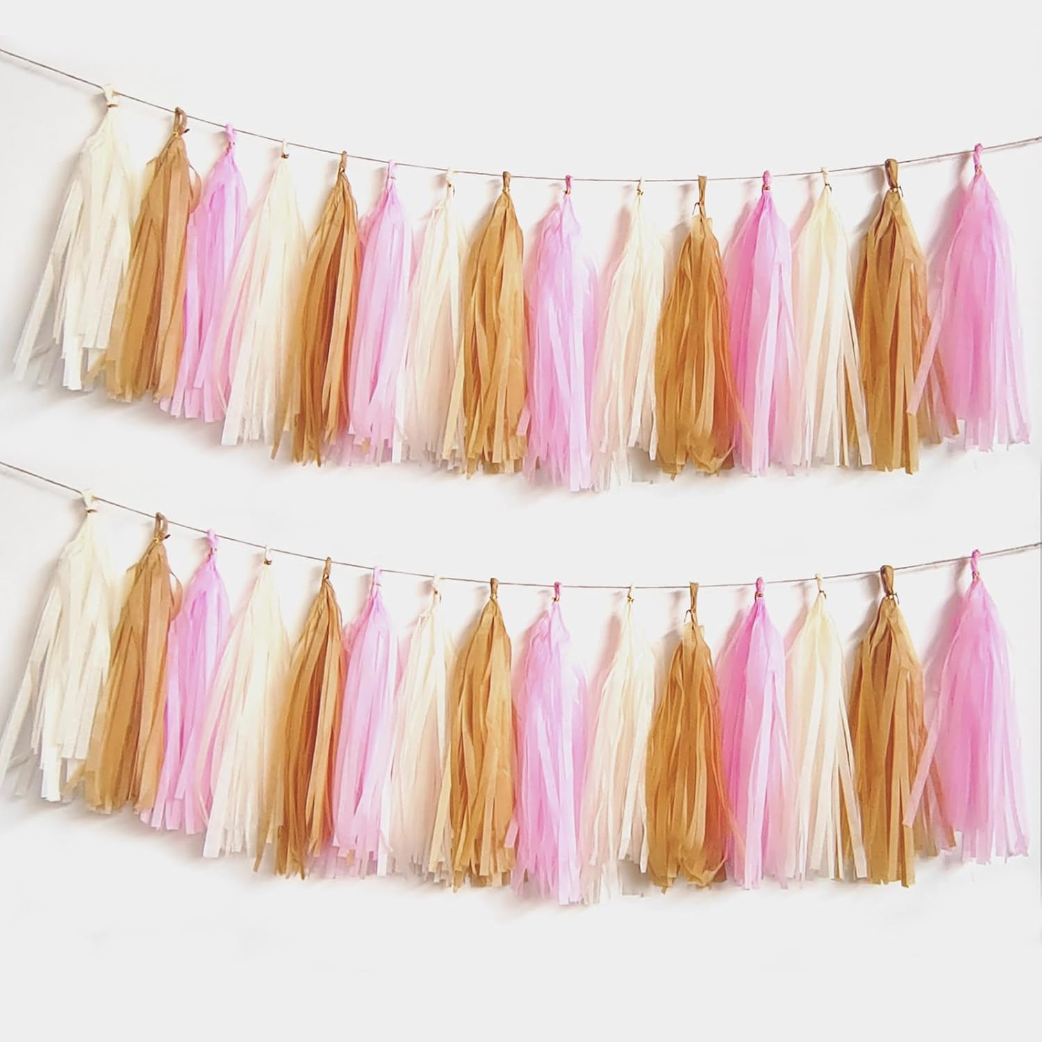 Amazon.com: AimtoHome Tassel Garland Tissue Paper Tassel Banner,Tassels ...