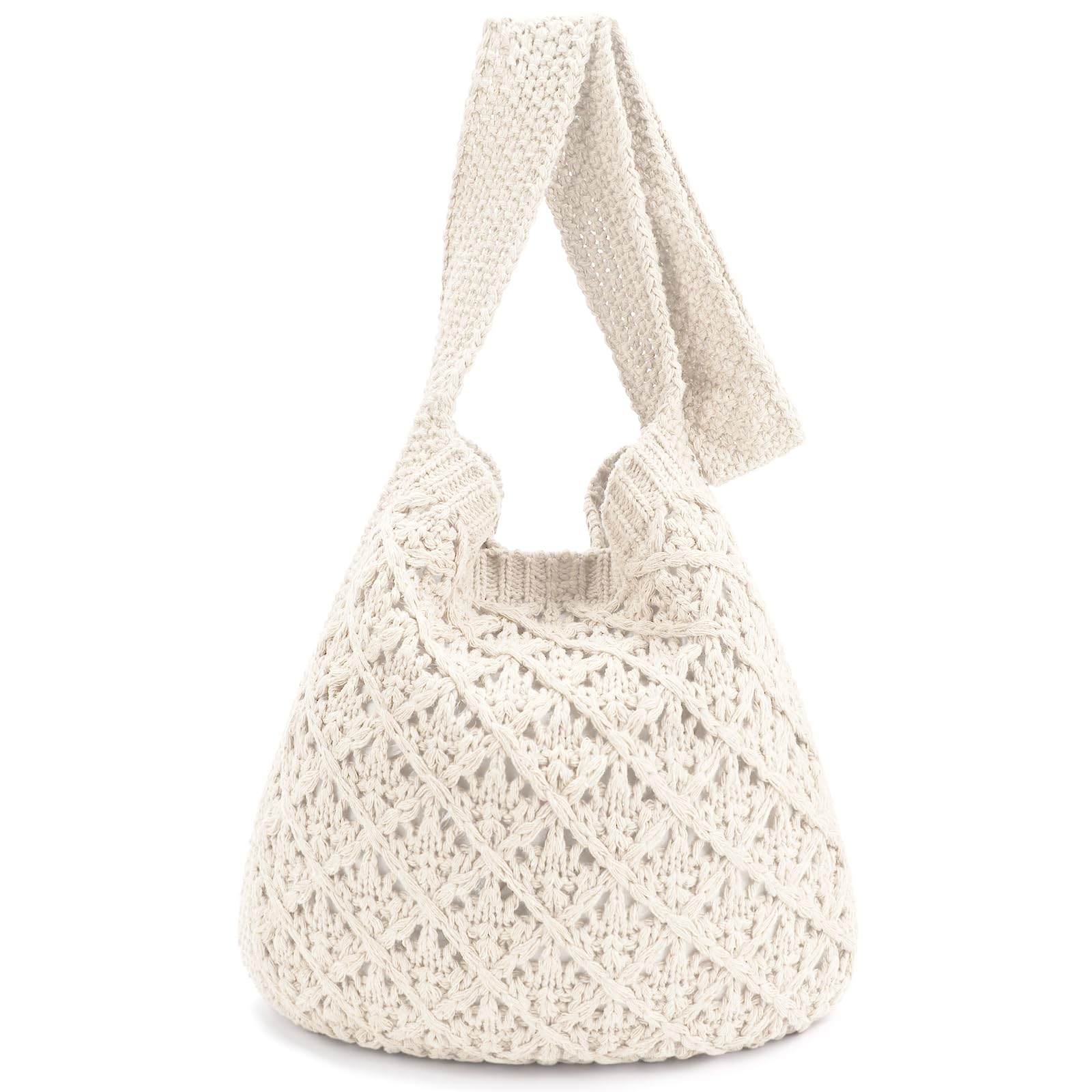 Snapklik.com : Hatisan Womens Crochet Tote Bags Large Crochet Bag Tote ...