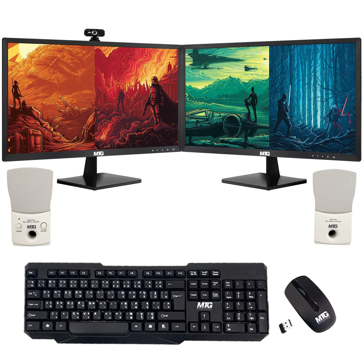 Amazon.com: All in one Desktop Computer, TechMagnet Cheetah 6, Intel ...