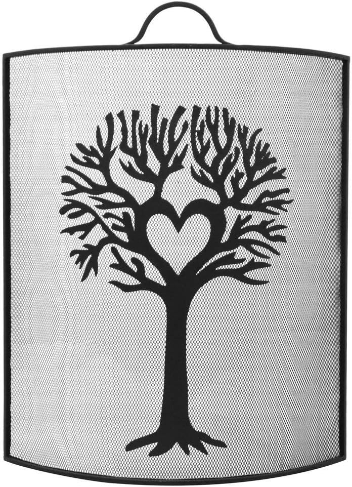 Black Fireside fireguard Spark Guard Fire Screen : Amazon.co.uk: DIY ...