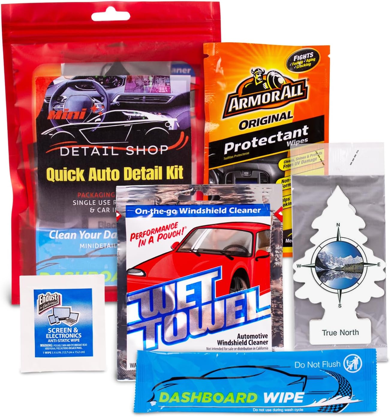 Amazon.com: Mini Detail Shop Car Dashboard Cleaning Kit | Interior Car ...