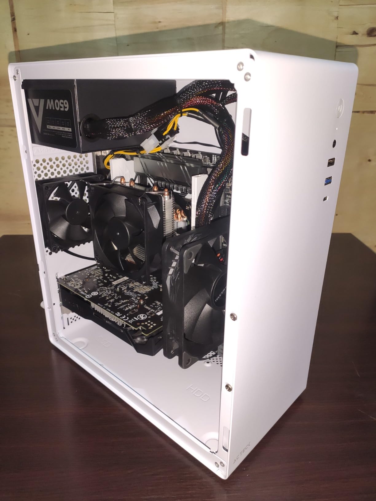 Acteck Gabinete para Computadora NEUSS GI485 Micro ATX, Incluye Fuente ...