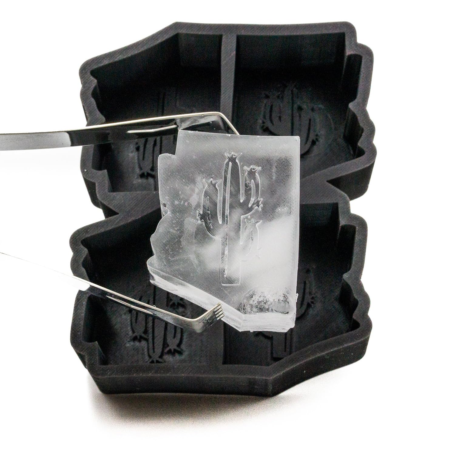 Amazon.com: Siligrams Silicone Ice Cube Tray - State Shaped Ice Cube ...