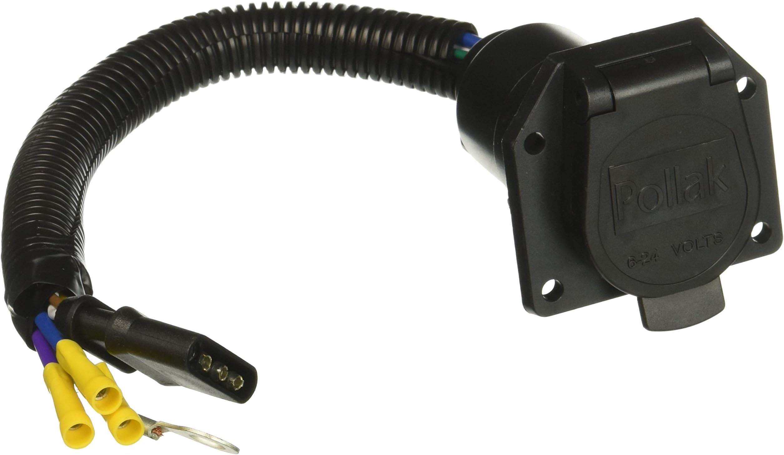 Amazon.com: POLLAK 12-707 Plastic 7-Way Socket : Automotive