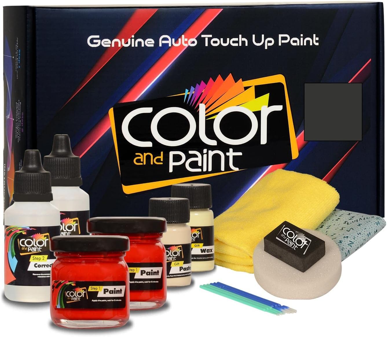 Amazon.com: ColorandPaint for Fiat Dark Miron Met - 886/A Touch Up ...