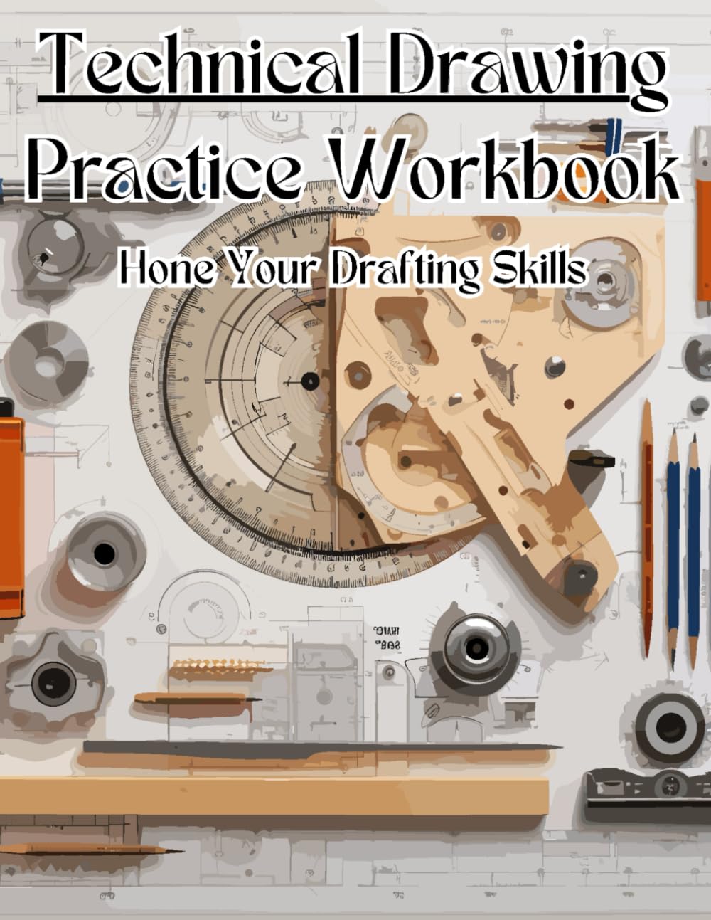 Technical Drawing Practice Workbook: Hone Your Drafting Skills: 105 ...