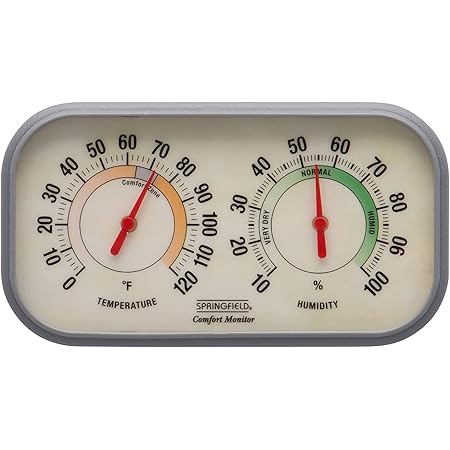 Amazon.com: Springfield Color Track Humidity Meter and Indoor ...
