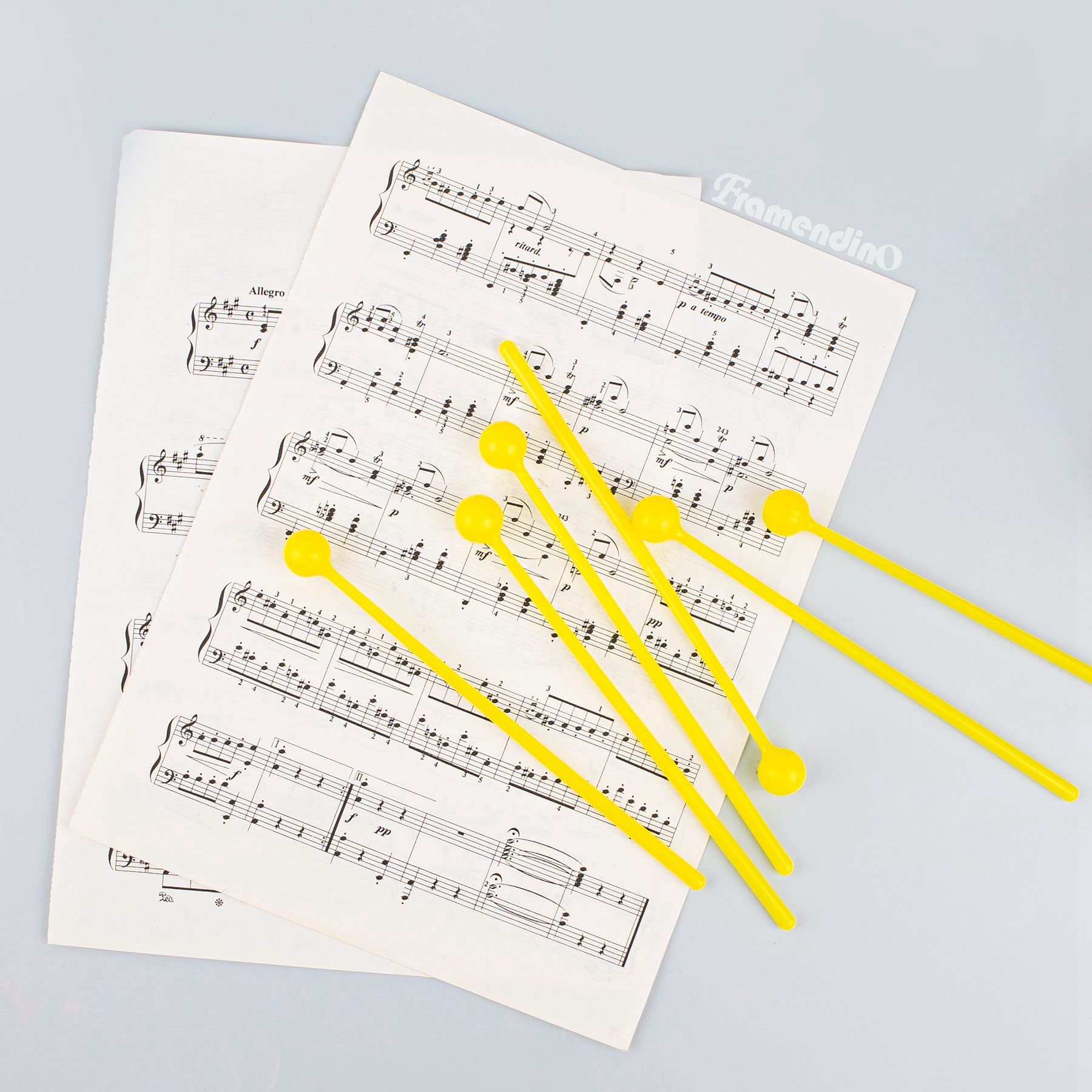 Snapklik.com : 10 Pack Plastic Bell Mallets Solid Drum Percussion ...