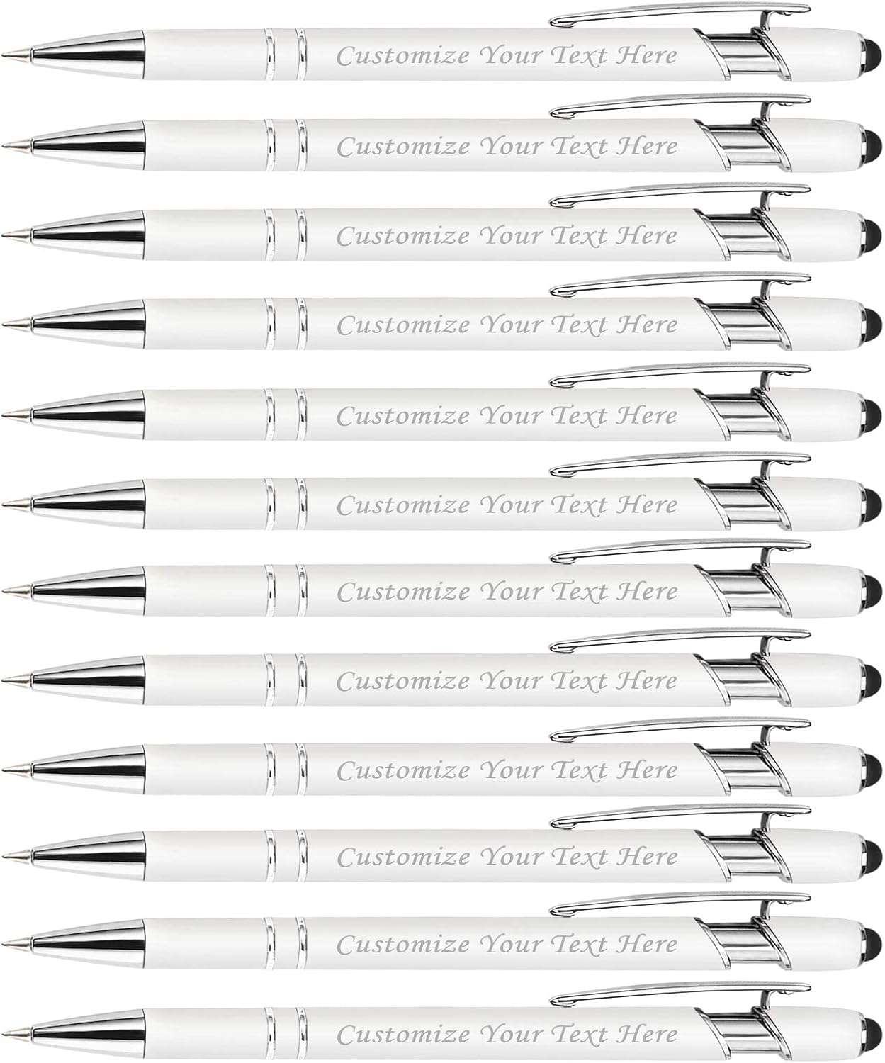 Amazon.com : Personalized Pens with Stylus Tip, Custom Engraving Pens ...