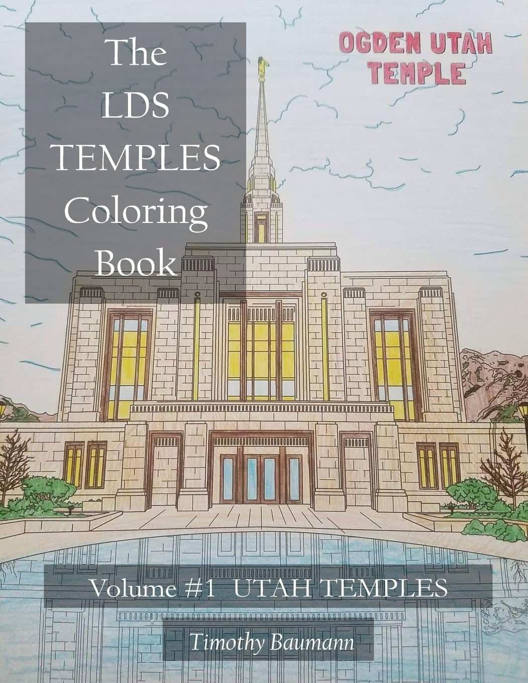 Amazon.com: The LDS Temples Coloring Book: Volume #1 Utah Temples ...
