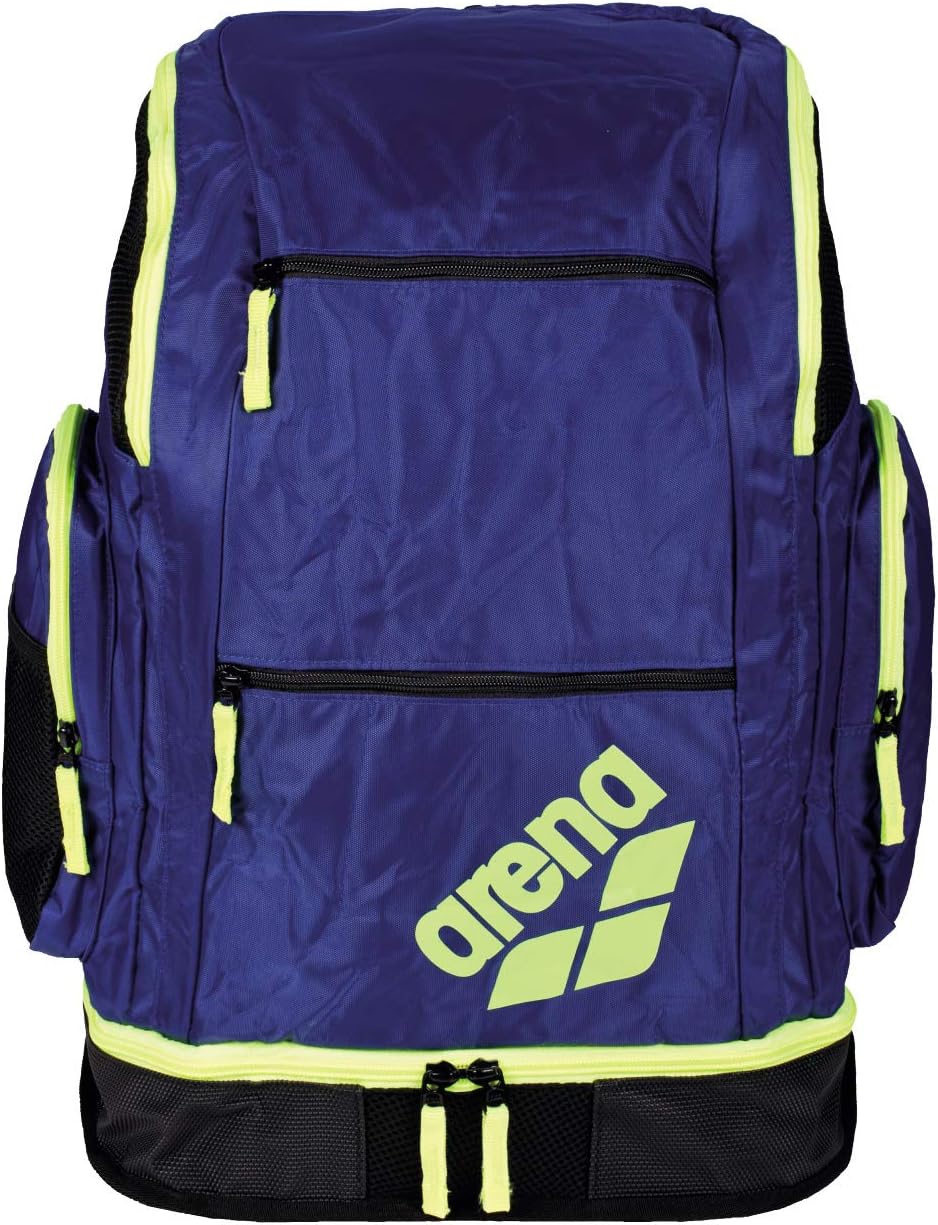 Arena Spiky 2 Large Swim Backpack, Navy/Yellow : Amazon.co.uk: Sports ...
