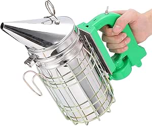 Amazon.com : Apiculture Supplies Electric Beehive Smoker Stainless Steel Detachable Beekeeping ...