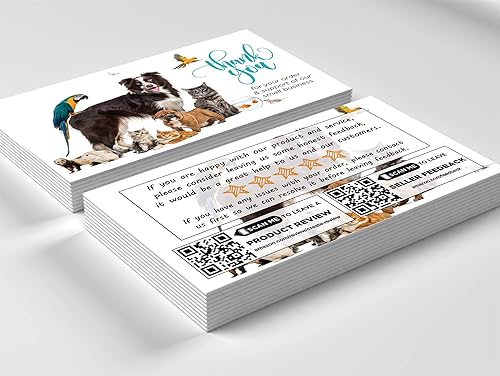 Kachy Design Tarjetas de agradecimiento por tu compra (2 x 3.5 pulgadas ...