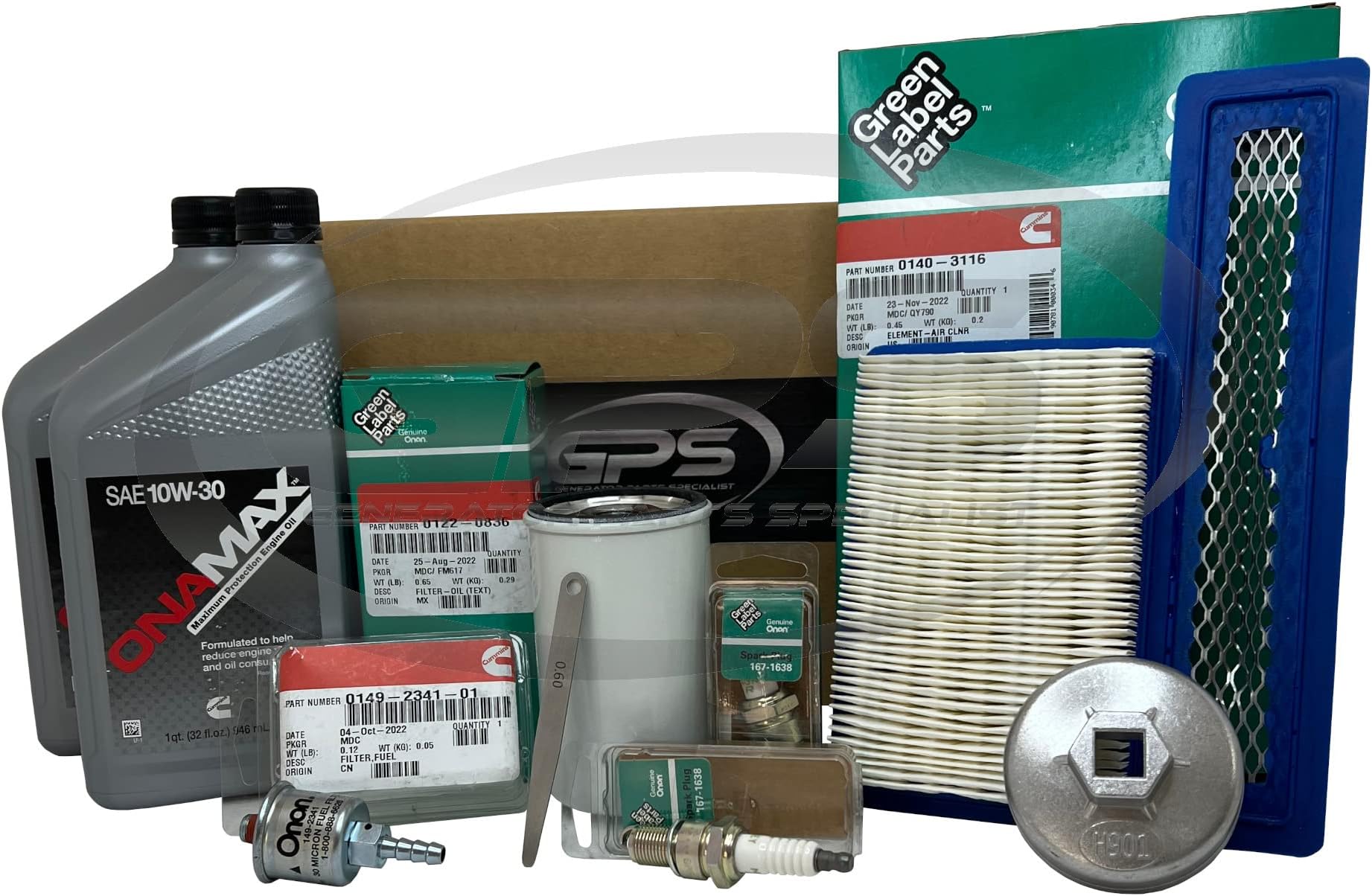 Amazon.com: GPS GENERATOR PARTS SPECIALIST Tune Up Kit for Cummins Onan ...