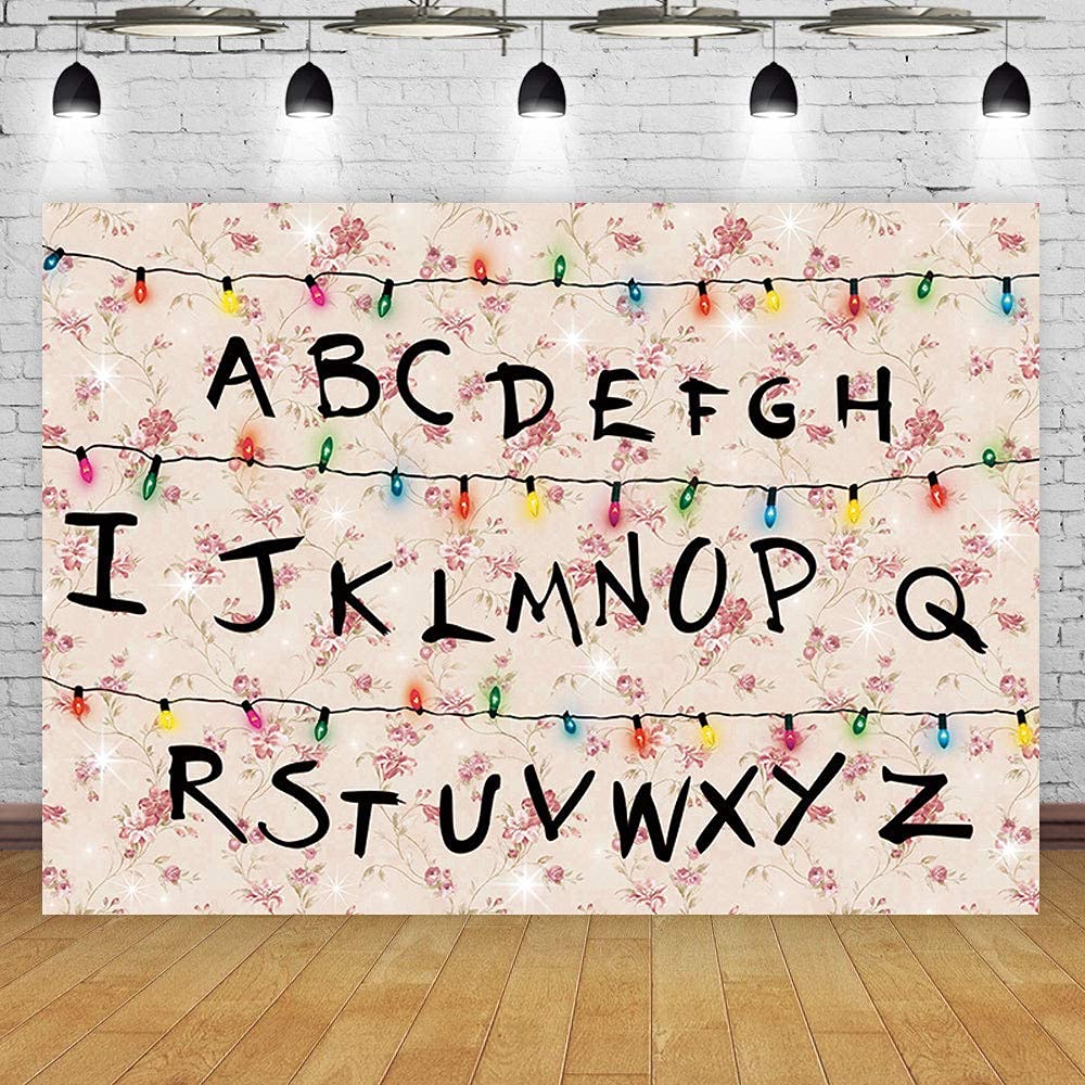 Buy Maijoeyy 5x3ft Stranger Things Backdrop for Kids Birthday Lights ...