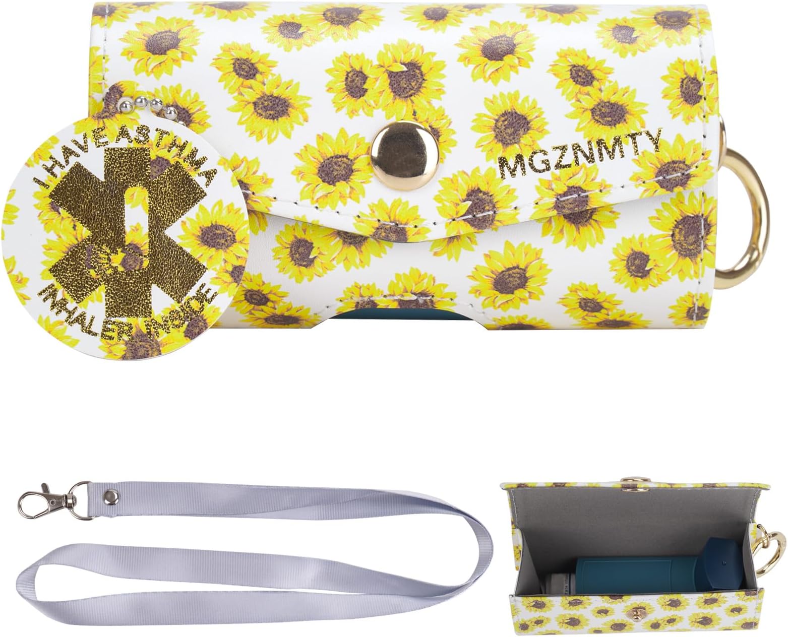 Amazon.com: MGZNMTY Asthma Inhaler Holder Case, Storage and Travel ...