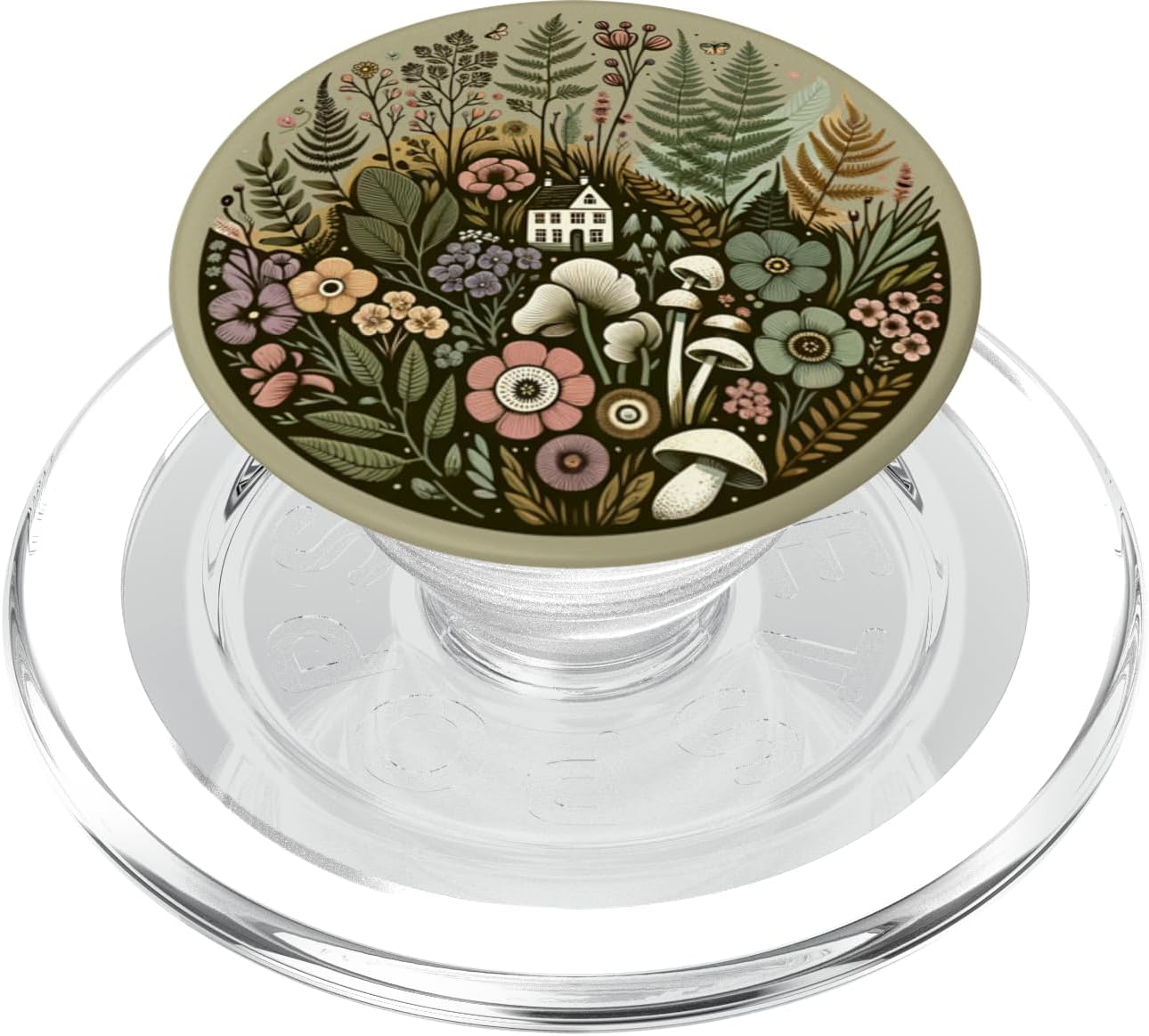 Amazon.com: Boho Chic Floral Wreath Forest Nature Mountain Cute Pastel ...