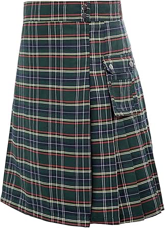 Men's Scottish Skirt, Tartan Utility Kilts for Men, Traditional Skirt, Utility Plaid, Classic ...