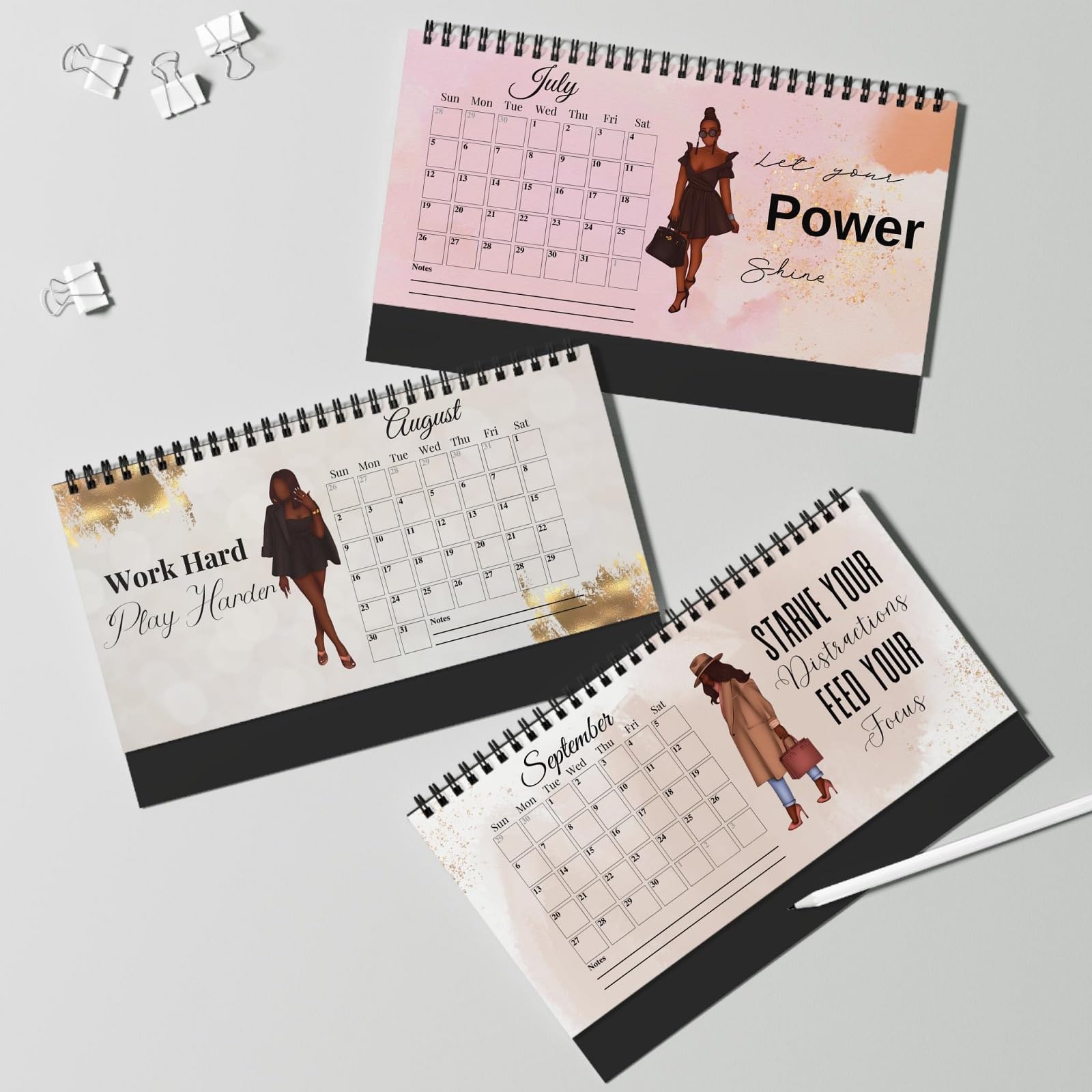 Snapklik.com : 2026 Girl Boss Desk Calendar, Girl Bosses Rule The World ...