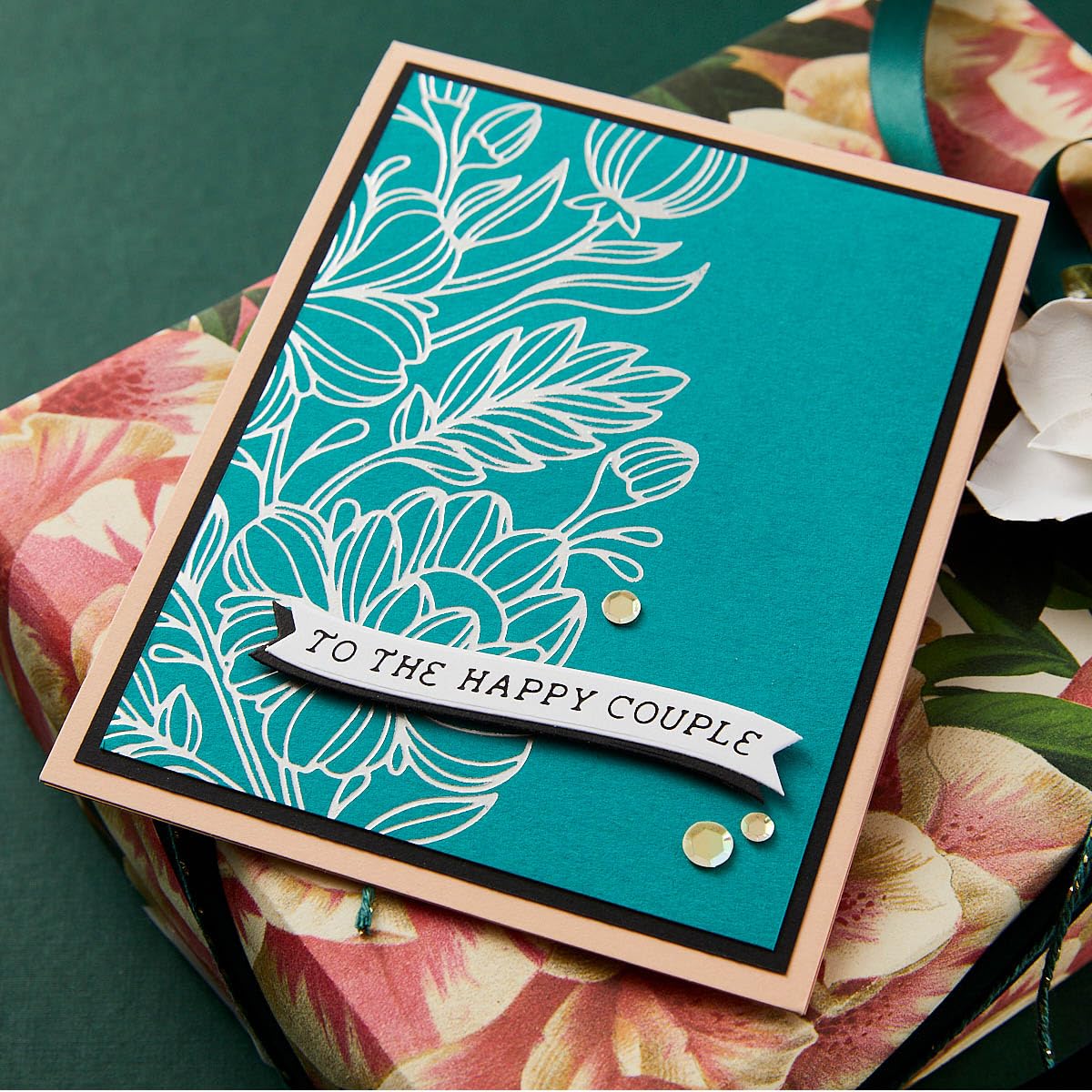 Spellbinders GLP-434 Curved Everyday Sentiments Glimmer Plate & Die Set ...