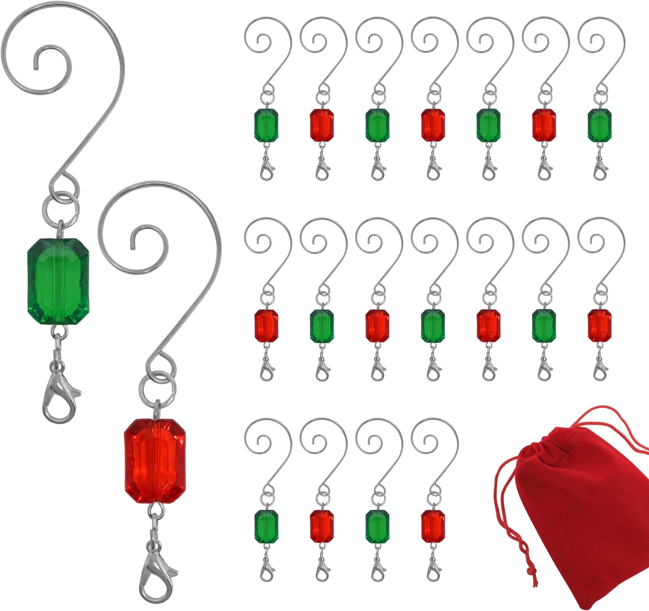 Amazon.com: Miniature Gold Brass Christmas Ornament Hooks - Set of 100 ...