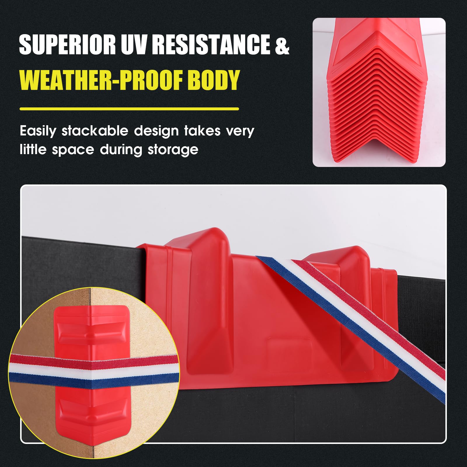Snapklik.com : 20 Pack Corner Edge Protectors For Cargo Loads, Heavy ...