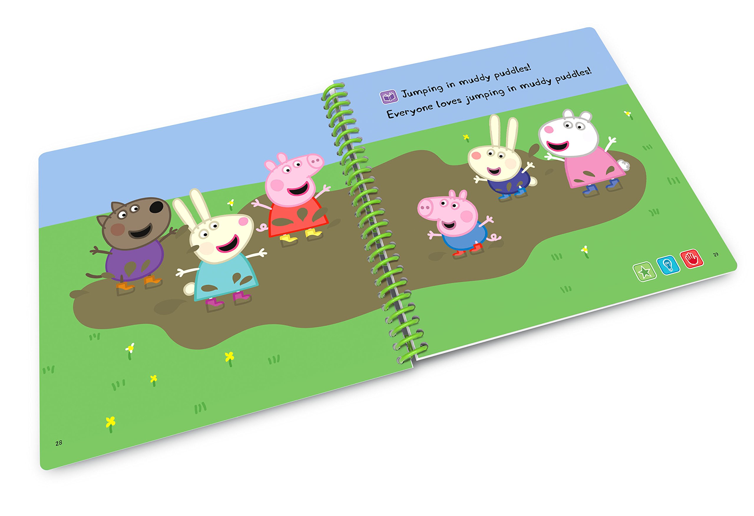 Snapklik.com : LeapFrog Leapstart 3D Peppa Pig Playing Together Book
