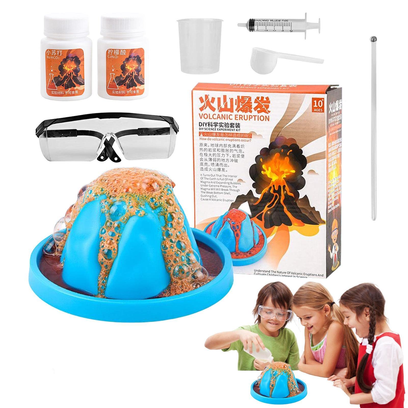 Buy Bakodiu Eruption Of A Volcano - DIY Stem Projects For Kids,Beaker Creatures Bubbling Volcano ...
