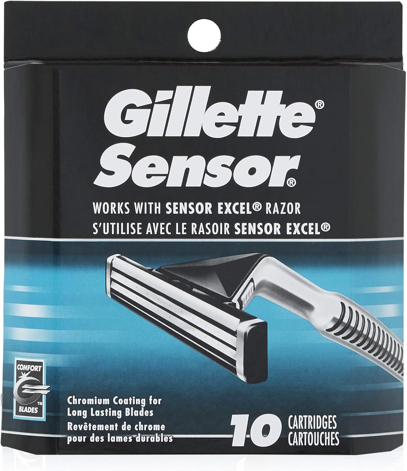 Gillette Sensor Men's Razor Blade Refills, 10 Count, Mens Razors ...