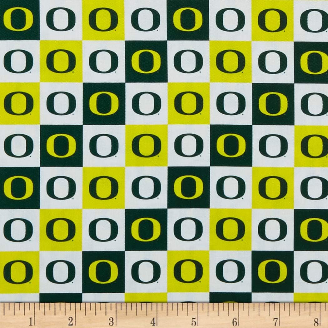 Amazon.com: Sykel Enterprises NCAA Cotton Broadcloth Oregon Collegiate ...
