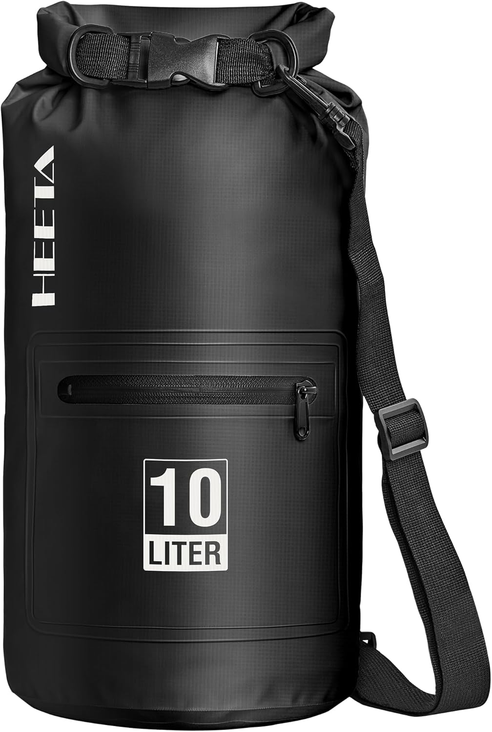 HEETA Waterproof Dry Bag with Front Zippered Pocket for Women Men, 5L ...