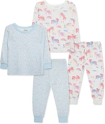 Amazon.com: Little Me Clothes for Baby Girls' 2-Pack Pajama Set, 12 ...