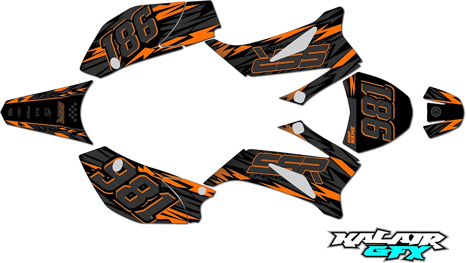 Amazon.com: Kalair GFX Graphics Kit for SSR SR140TR (2021) Twitch ...