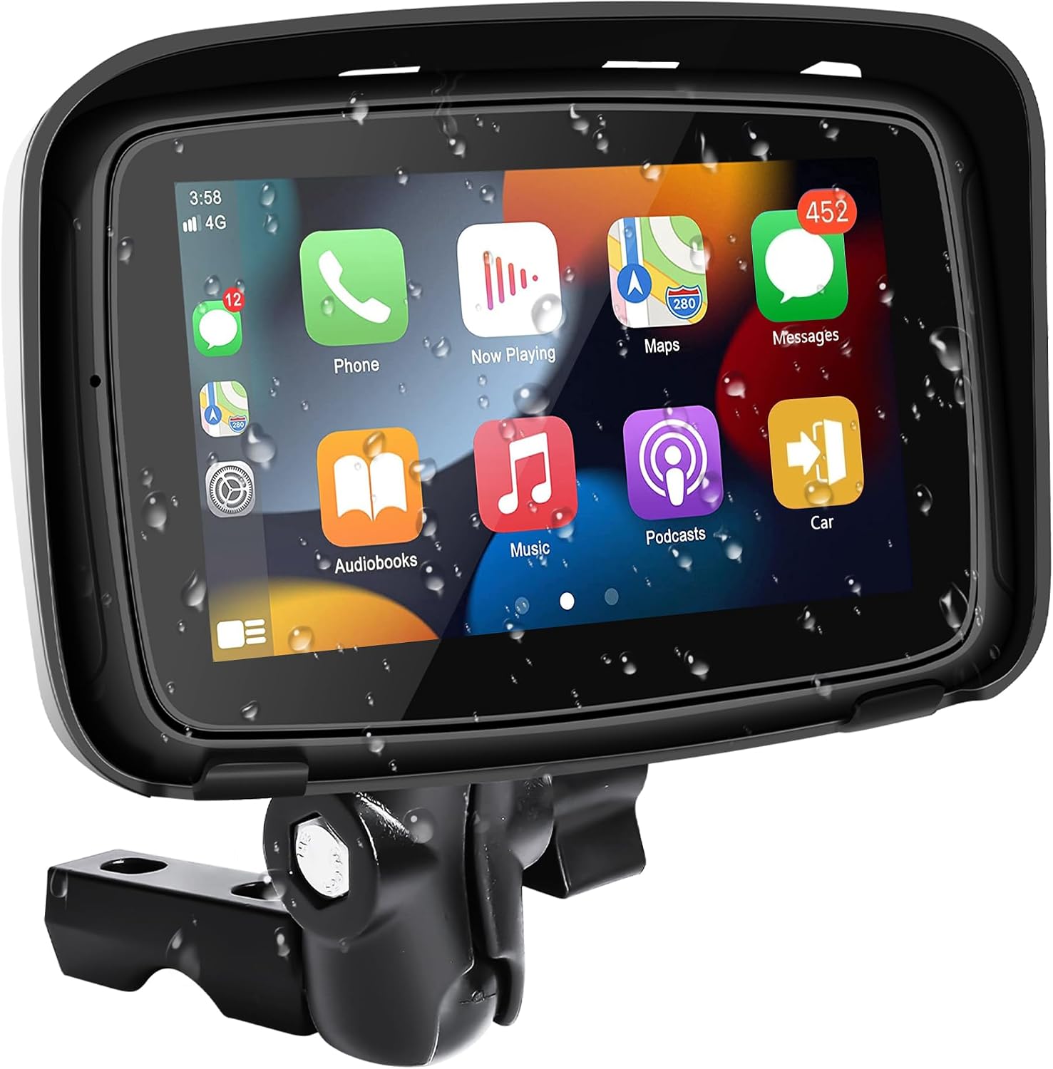 Amazon.com: 4 Core Wireless CarPlay Wireless Android Auto Motorcycle ...