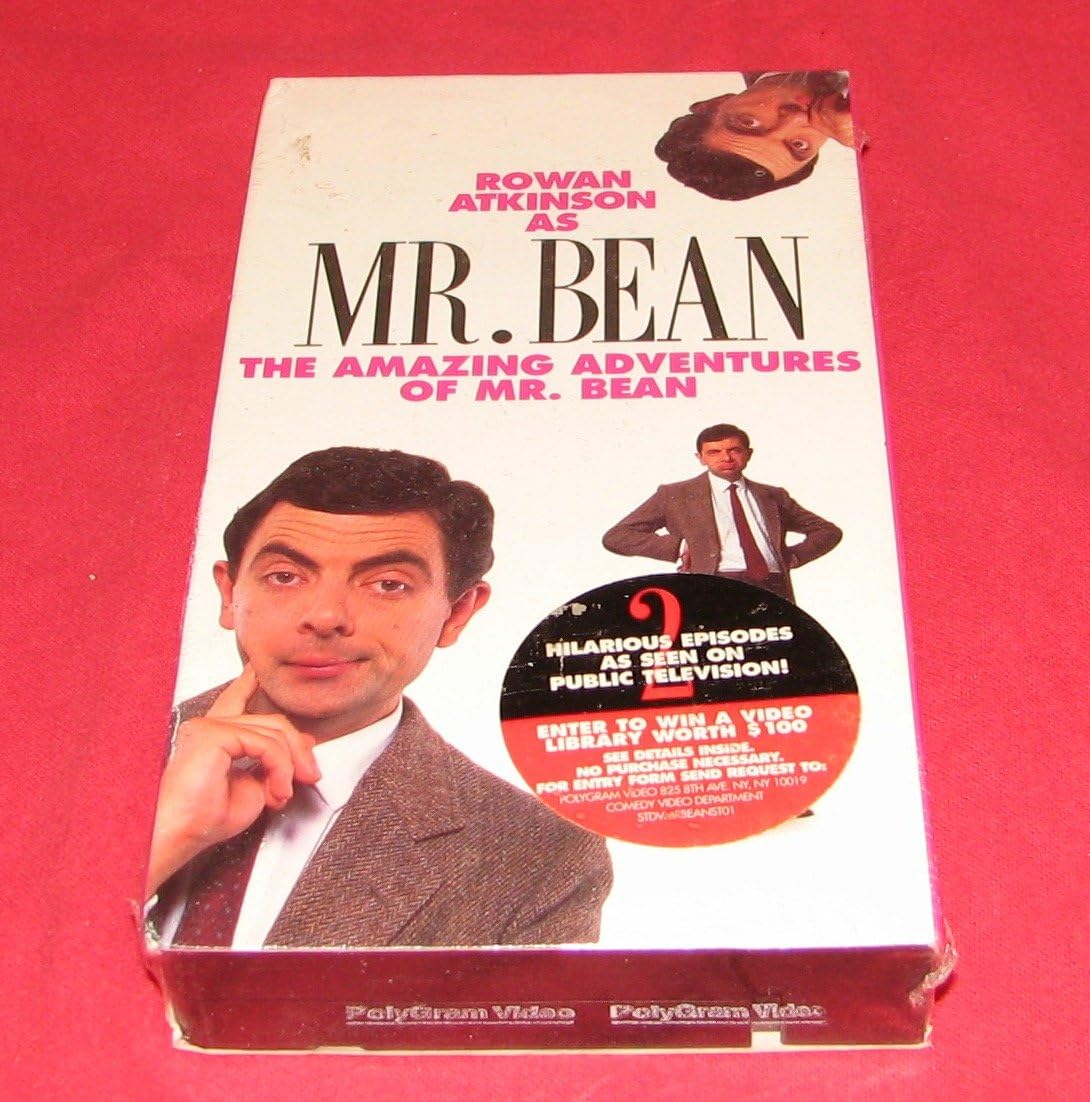 Amazon.com: The Amazing Adventures of Mr. Bean [VHS] : Rowan Atkinson ...