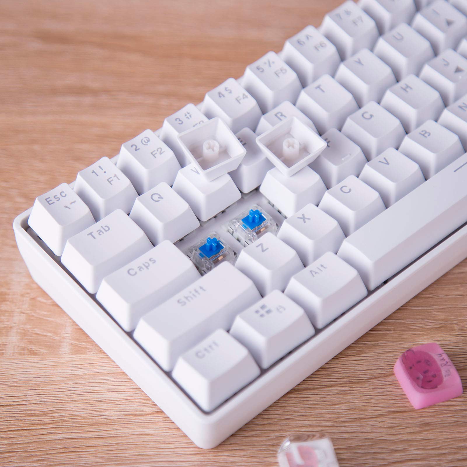 DGG YK600 RGB 60% Compact Mechanical Keyboard,Wired and Wireless Dual ...