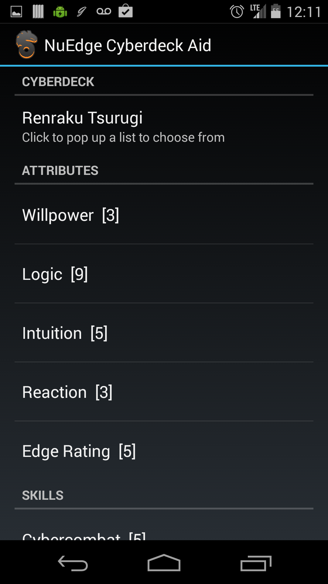 Shadowrun Cyberdeck Aid - Application sur Amazon Appstore