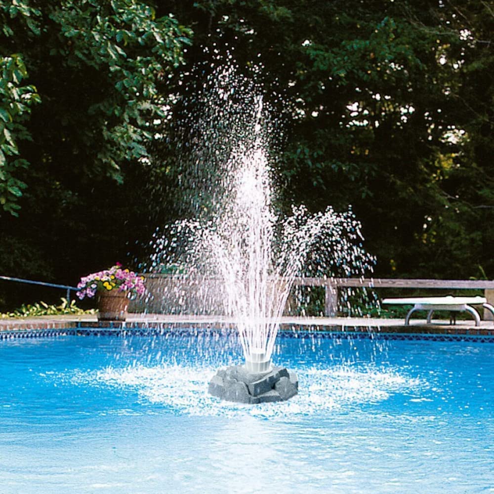 Amazon.com: Aqua Select Floating Outdoor Pool Fountain | Adjustable ...