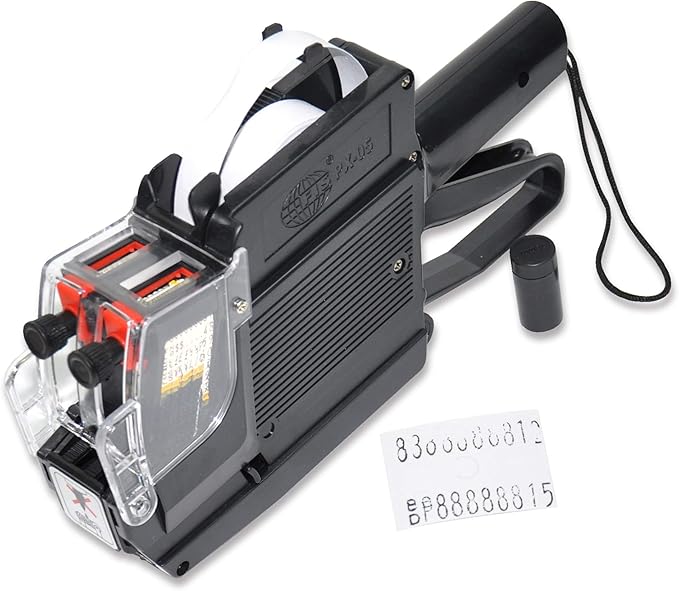 FIS Price/Date Label Machine 2-Line Printing, Black - FSPX05BK: Buy ...