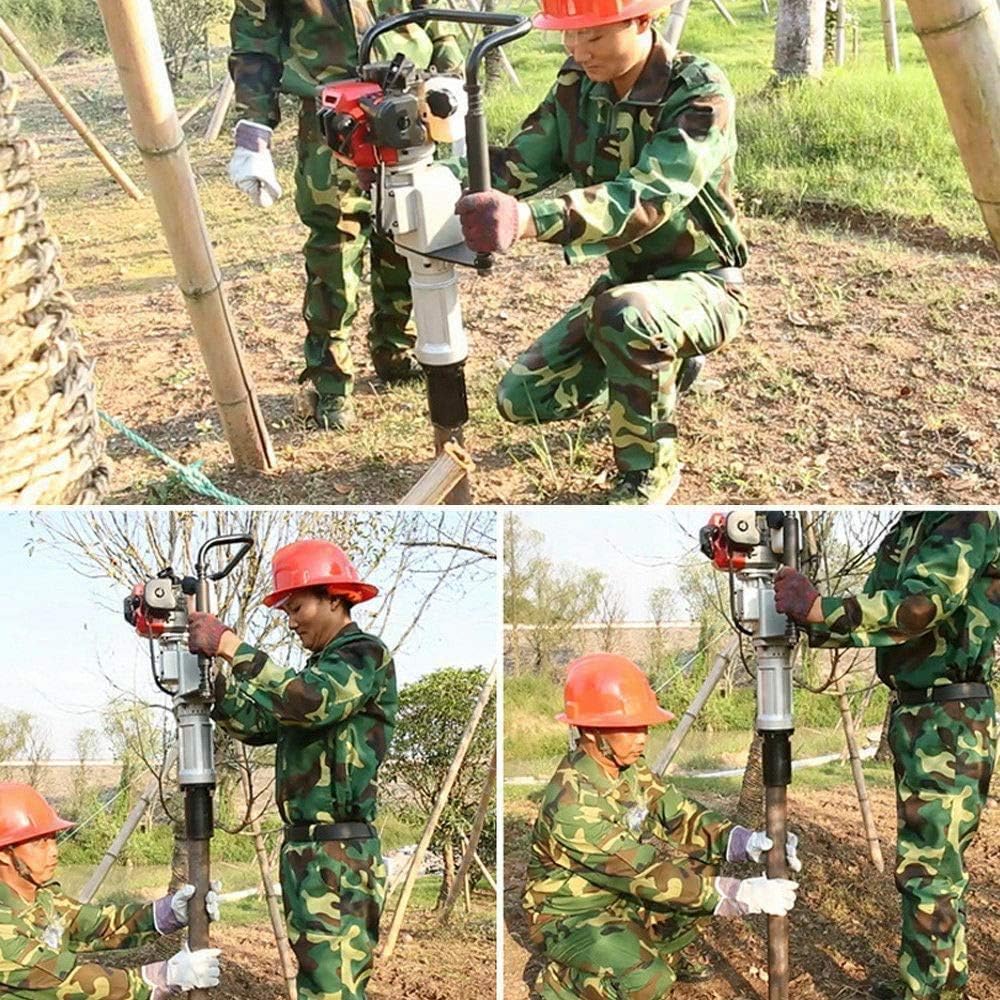 Gas T Post Driver 2 Stroke 52cccc Gas Powered T-Post Driver Heavy Duty ...