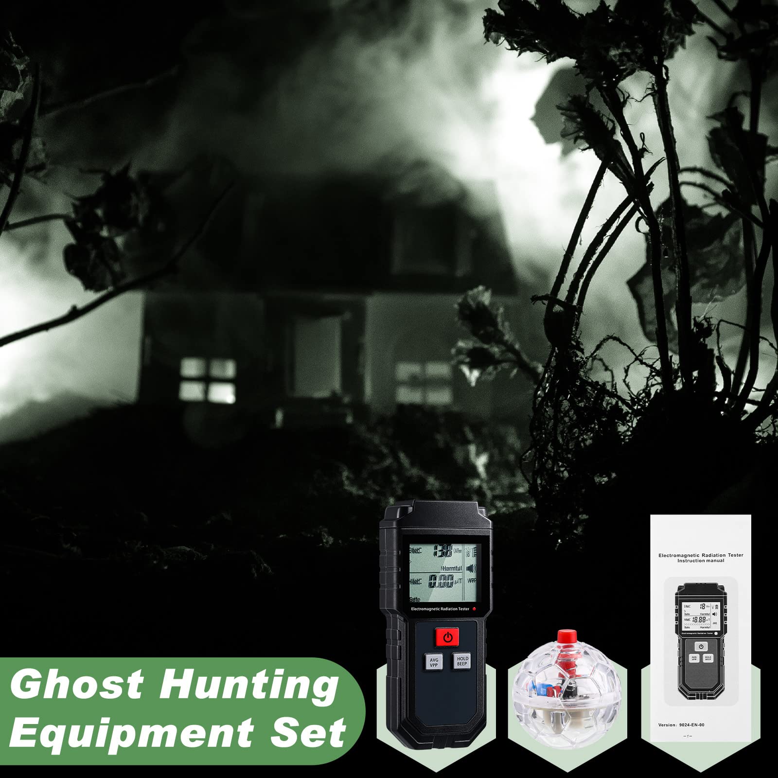 Konohan Emf Meter Ghost Hunting Equipment Paranormal Konohan Ghost ...