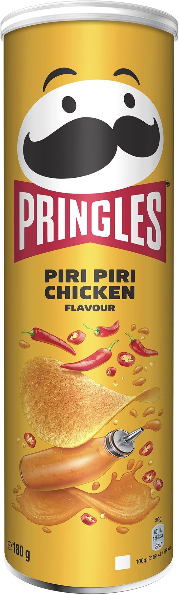 Pringles Piri-Piri Chicken Flavour Crisps, 180g : Amazon.co.uk: Grocery