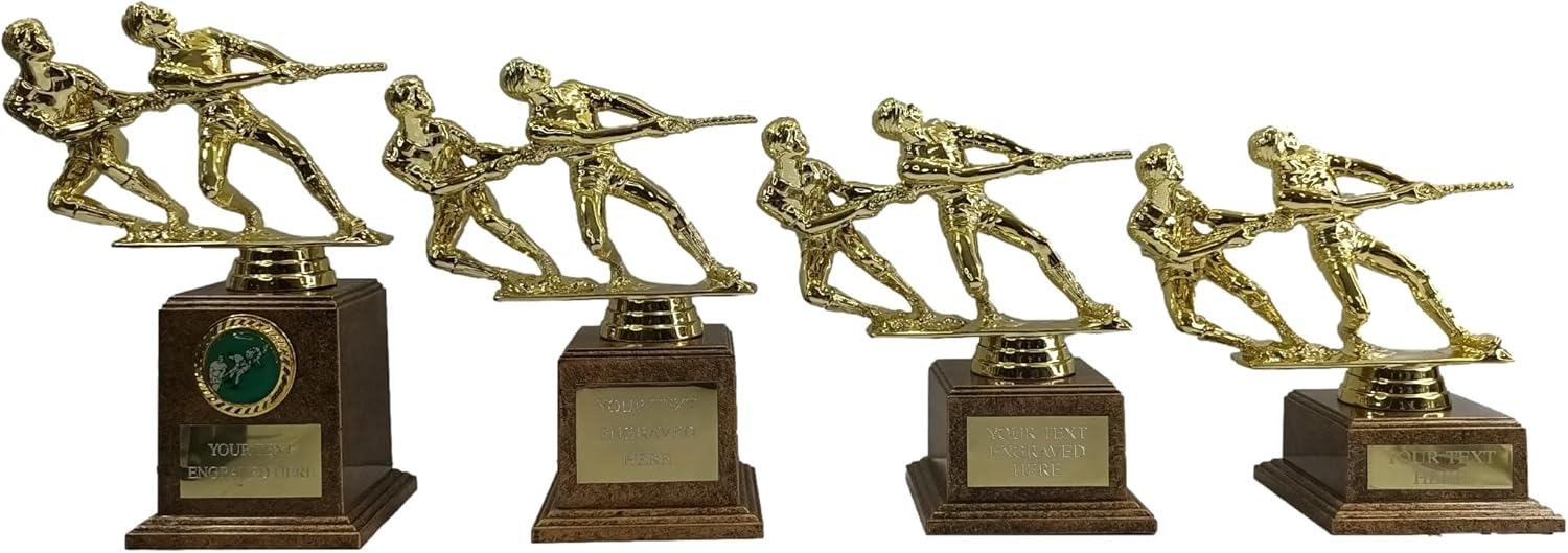 County Engraving Personalised Gold Tug Of War Trophy Award In 4 Sizes ...