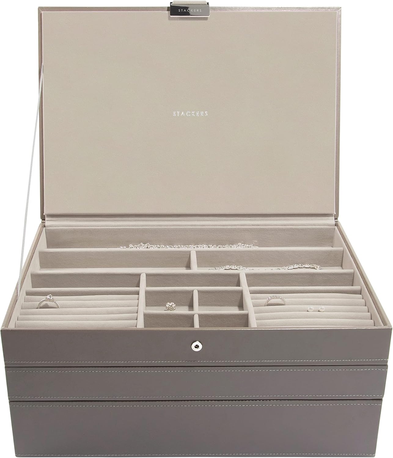 Amazon.com: Stackers Giant Mink Jewellery Box : Clothing, Shoes & Jewelry