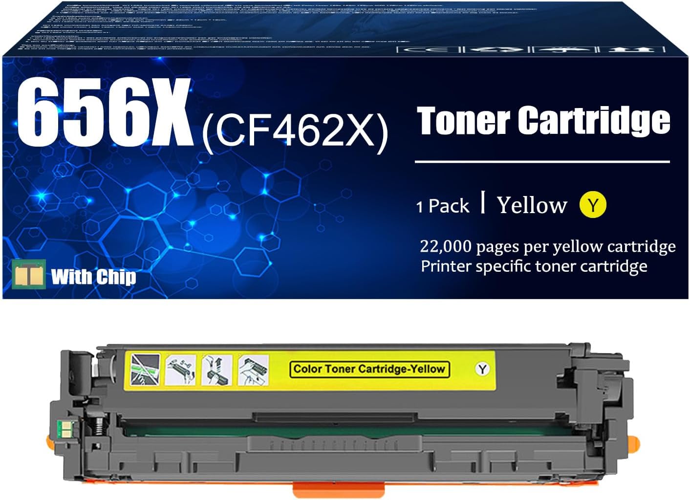 Amazon.com: Replacement 656X Toner Cartridge Compatible for HP 656X ...