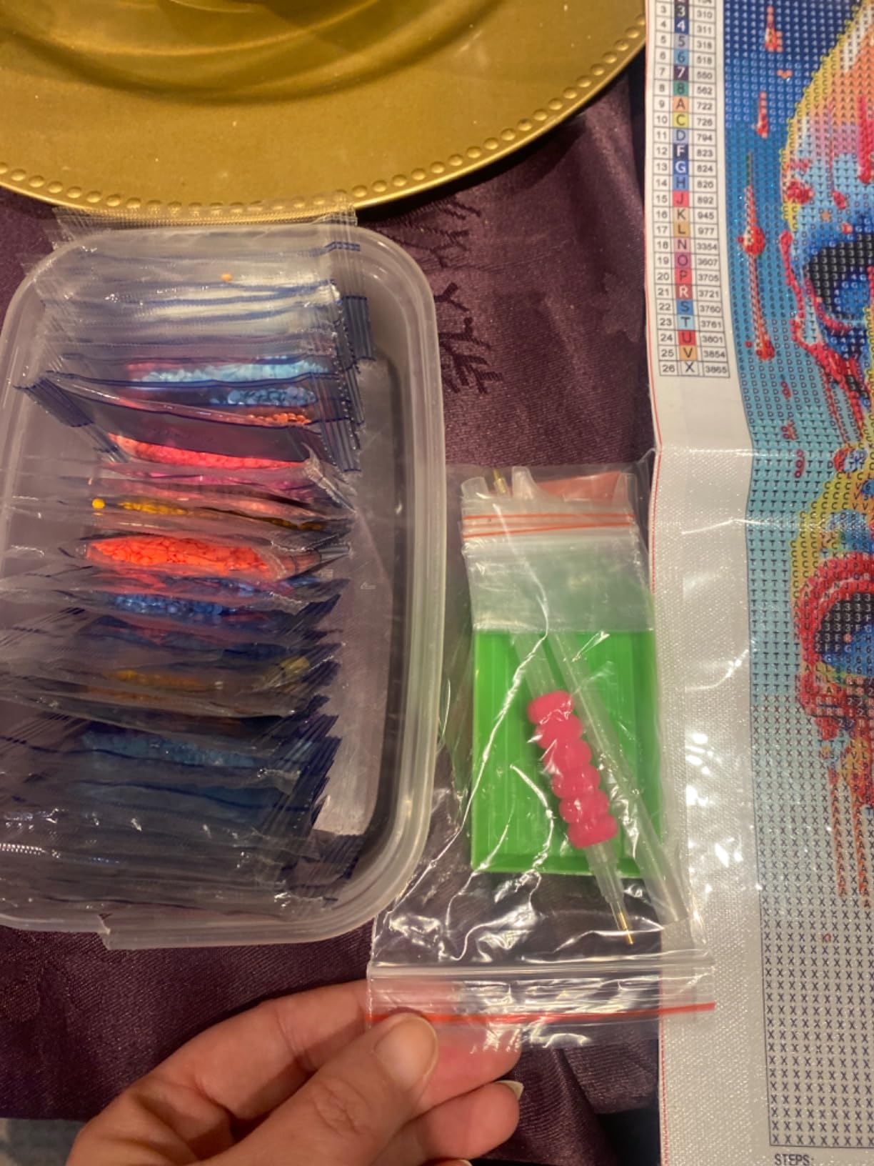 DOMROM Diamond Painting Kits for Adults, Rose Diamond Art Kits Full ...