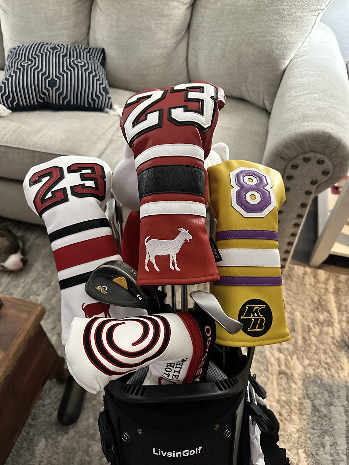 $5/mo - Finance SHABIER Golf Sports Style Golf Wood Club Headcover Driver Cover for Taylormade ...