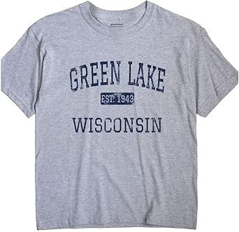 Amazon.com: Green Lake Wisconsin T-Shirt EST : Clothing, Shoes & Jewelry