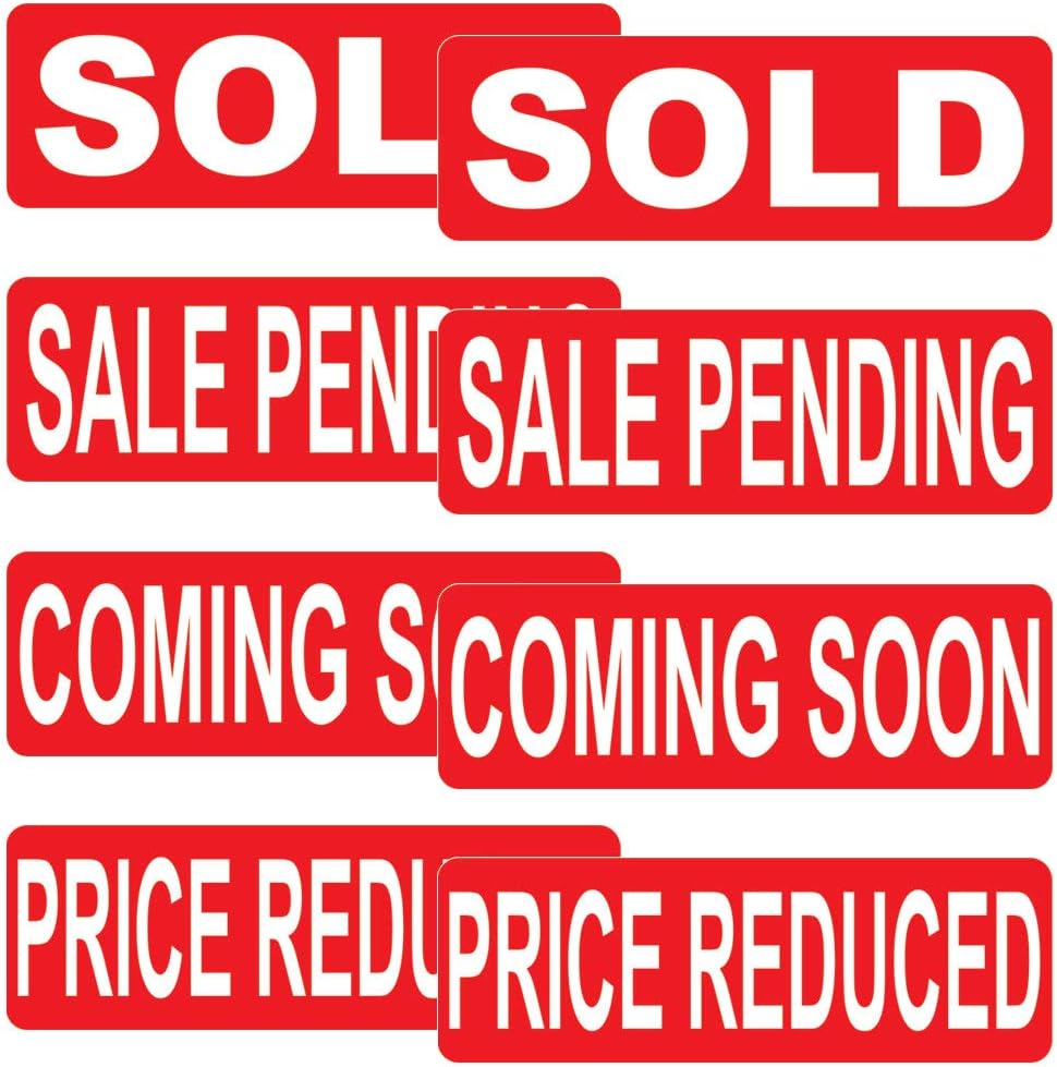 Amazon.com : Pending Sign for Estate Rider,Reusable Magnetic and ...